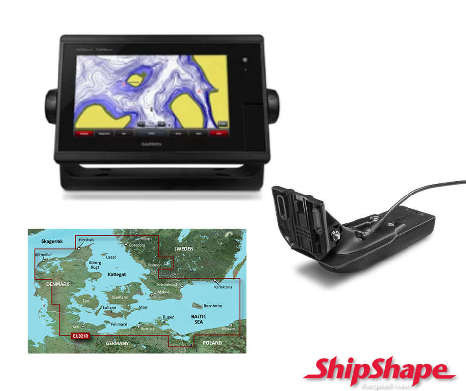 Garmin 7408xsv m/ GT20 transducer og G3 søkort 21R - Garmin GPS ...